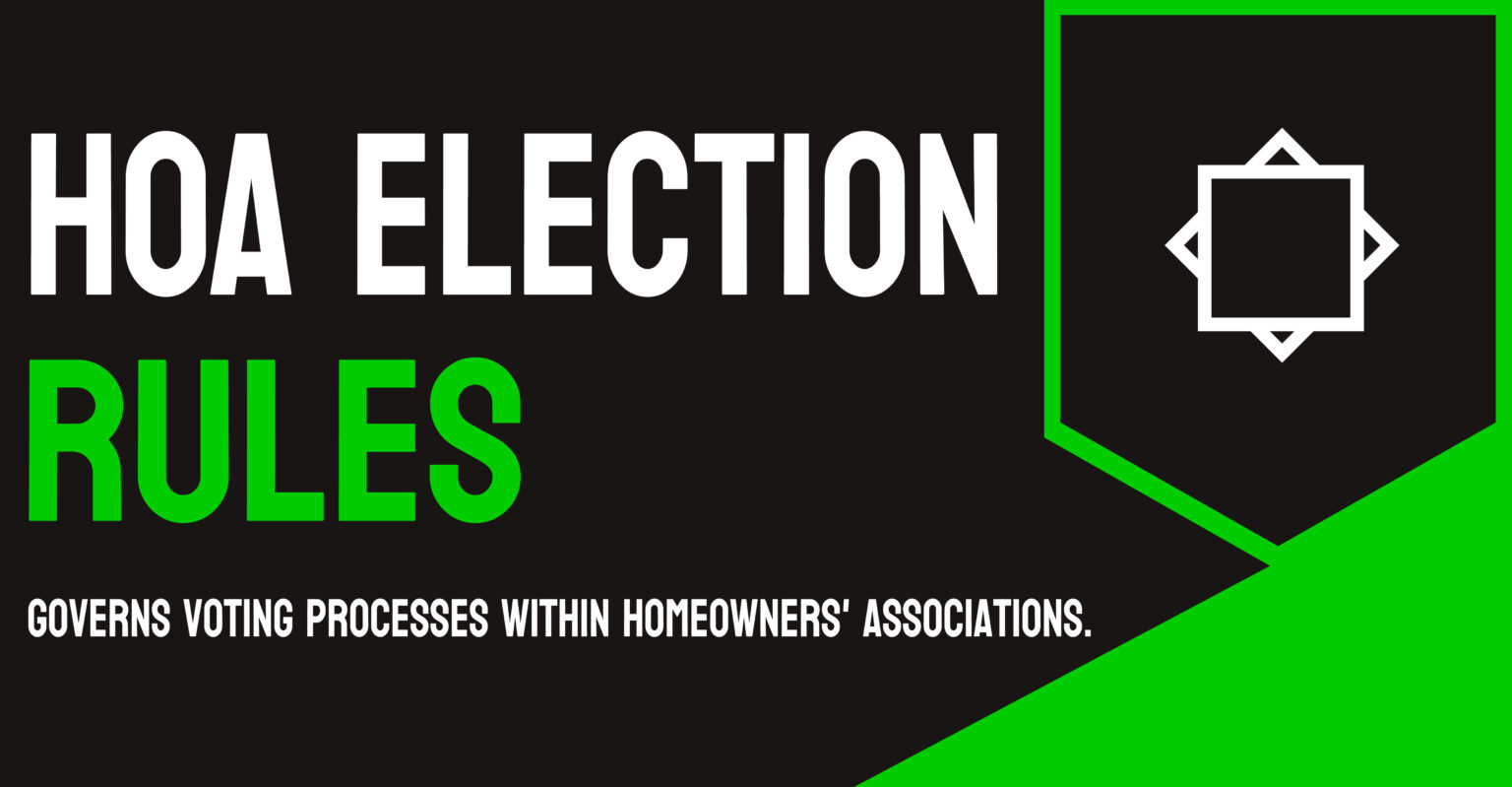 2025 Brings New HOA Election and Voting Rules - Reuben, Junius & Rose, LLP